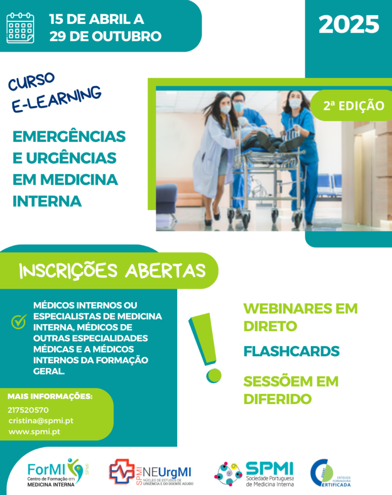 Curso Elearning Emergências e Urgências em Medicina Interna - SPMI